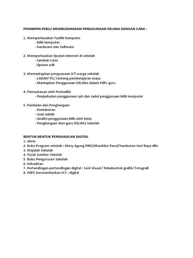 Peranan Pemimpin Dalam ICT Maya | PDF