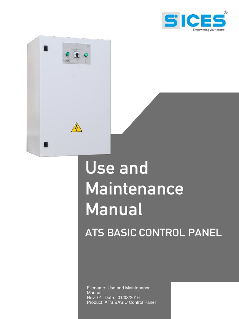 Atsmf Abb 220440-User Manual Basic Control Panel-En | PDF | Switch ...