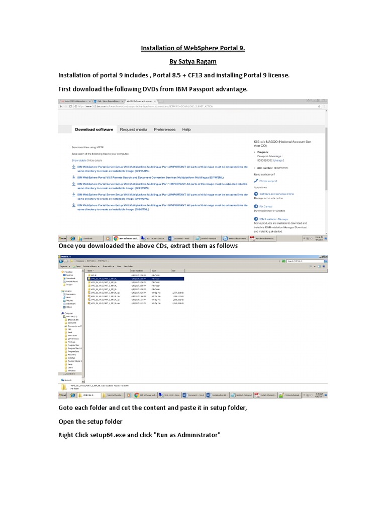Installing WebSphere Portal v9.0 | PDF