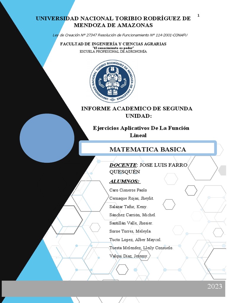 Mate Funciones | PDF | Pendiente | Linealidad