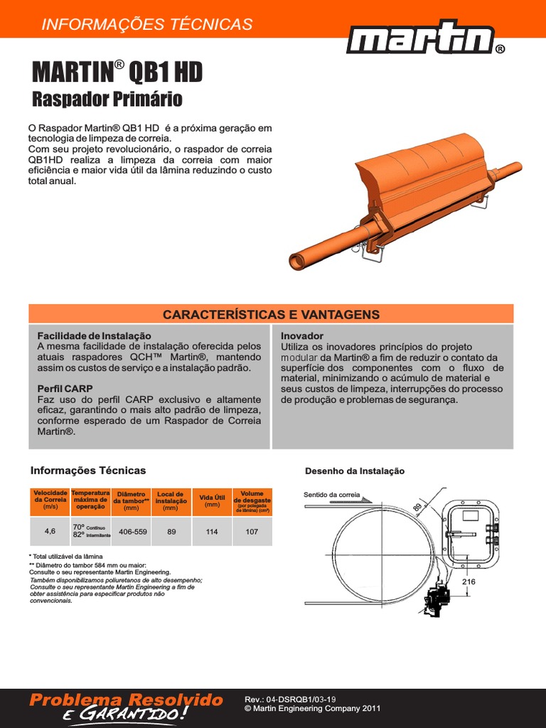 MARTIN Raspador-Primário - QB1-HD | PDF | Ciências Físicas