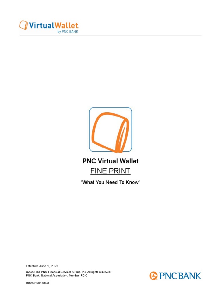 Virtual Wallet Fine Print | PDF | Transaction Account | Overdraft