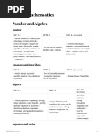 IB MYP - Mathematics Syllabus | PDF | Numbers | Equations
