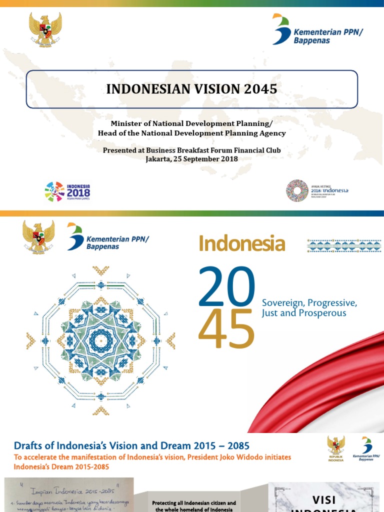 Indonesia's Vision 2045: Strategic Goals | PDF | Renewable Energy ...