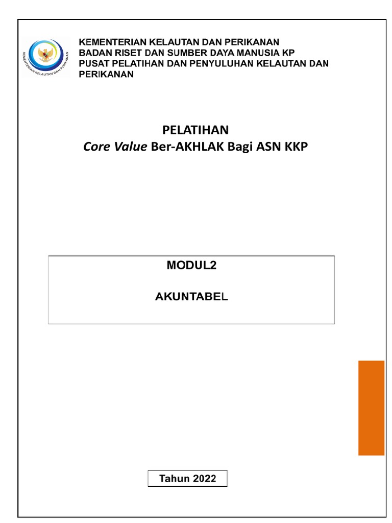 Modul 2. Akuntabel | PDF