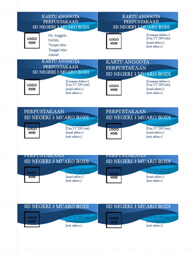 Kartu Anggota Perpustakaan | PDF