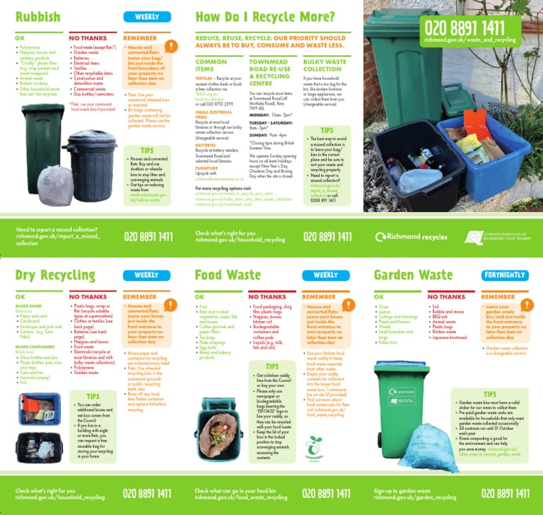 Recycling Flyer | PDF | Recycling | Waste