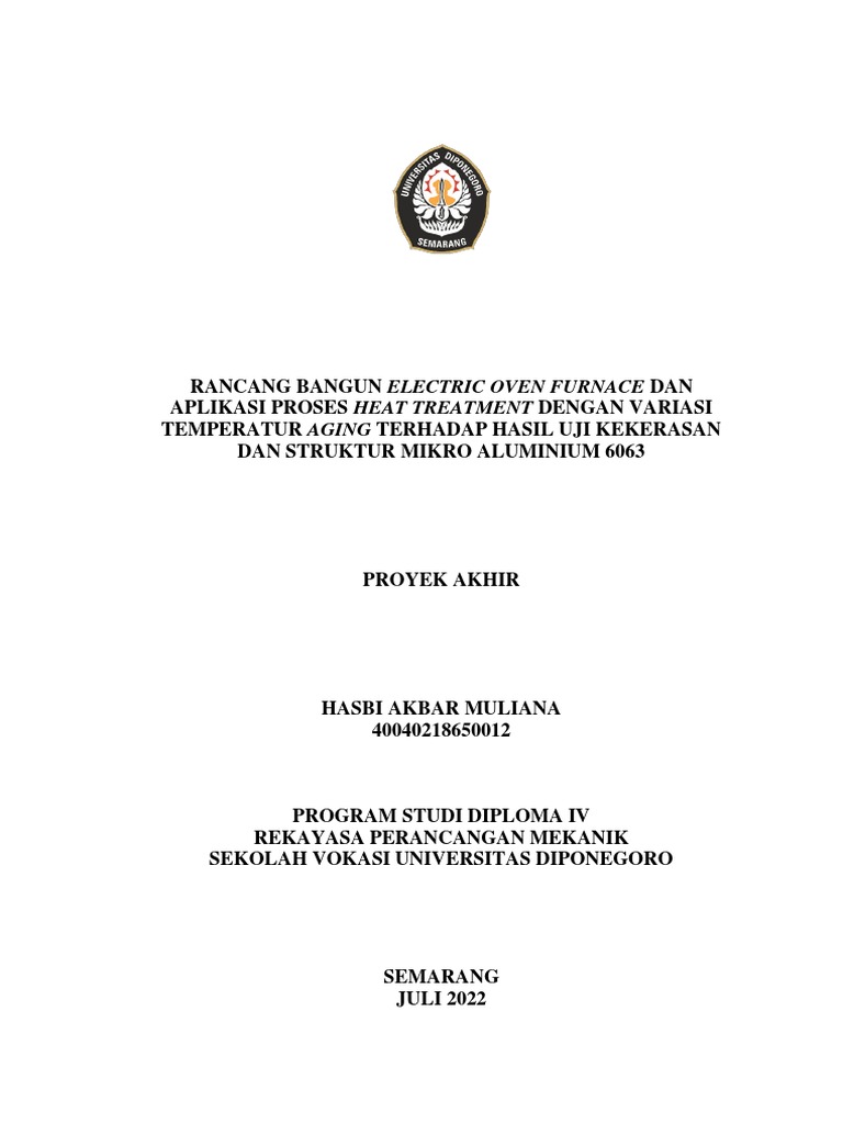 Revisi Laporan Proyek Akhir Hasbi Akbar Muliana 40040218650012 | PDF Revisi Laporan Proyek Akhir Hasbi Akbar Muliana 40040218650012 | PDF