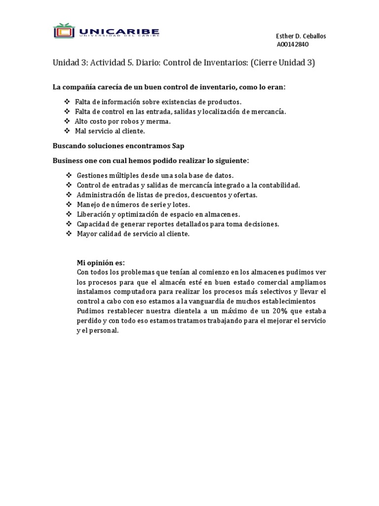 Cont.2 Unidad 3 Act.5 | PDF