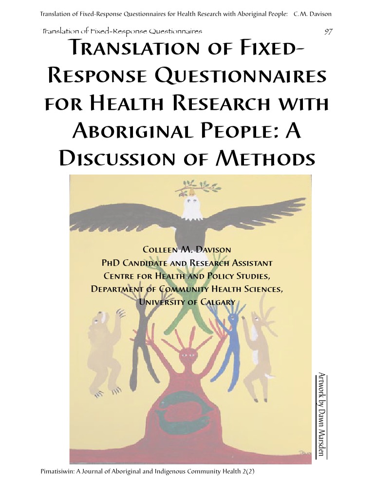 Mapi Method of Questionnaire | PDF | Translations | Qualitative Research