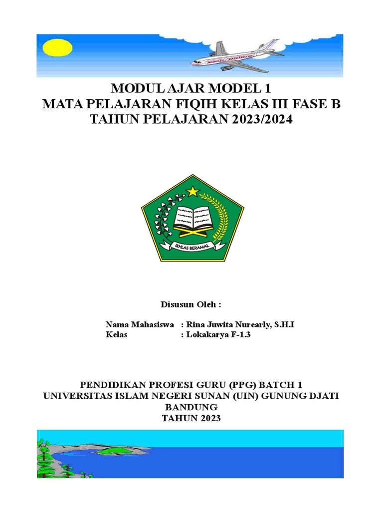 Tugas Lokakarya lk-9b Modul Ajar Model 1 Dan 2 Rina JN - Compressed | PDF