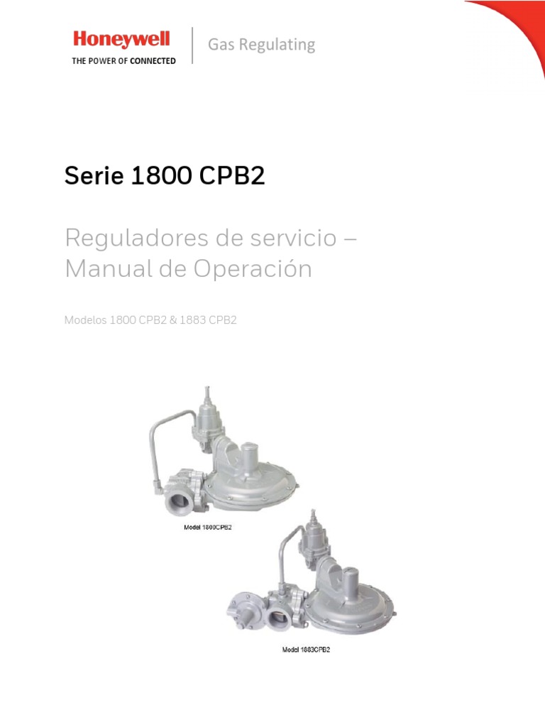 1800 CPB2 Service Regulator - American Meter - Manual de Operacion ...