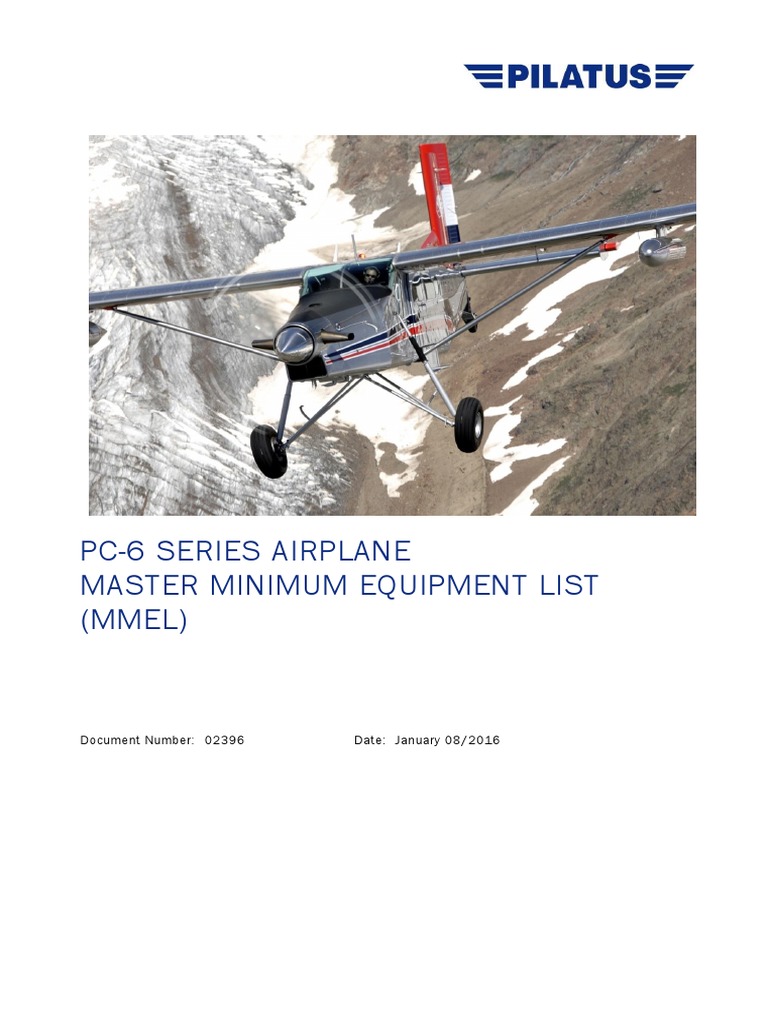 PC-6 Mmel | PDF | Flight Control Surfaces | Aerospace