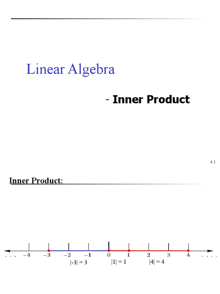 L13-14 - Linear Algebra - Inner Product | PDF | Norm (Mathematics ...