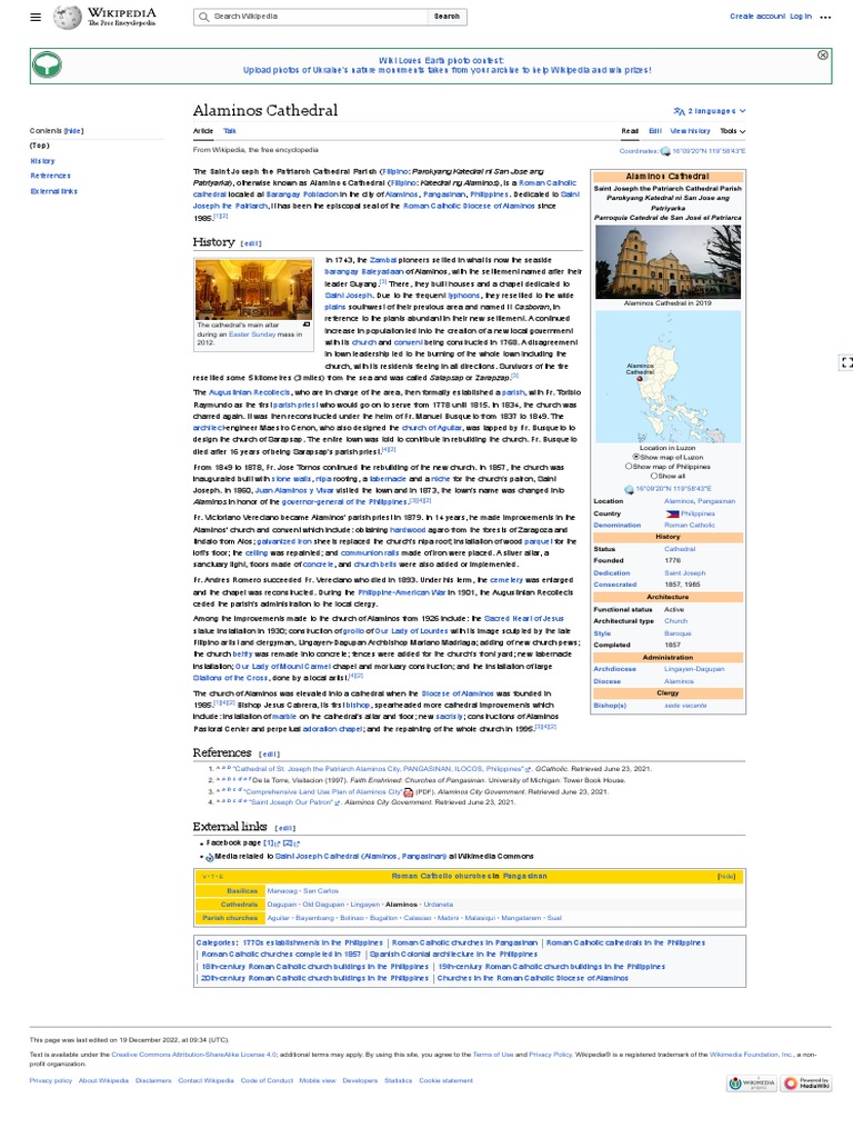 Alaminos Cathedral - Wikipedia | PDF