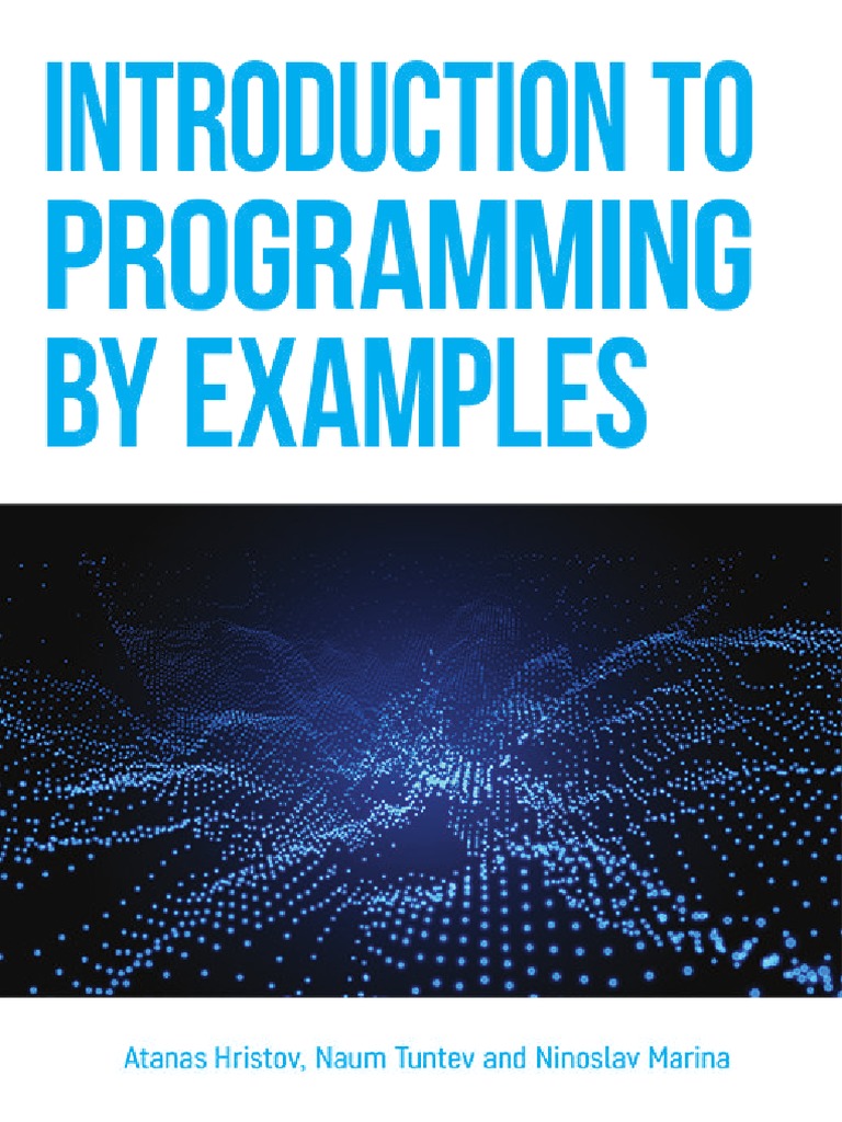 Introduction To Programming by Examples | PDF | Data Type | Programming