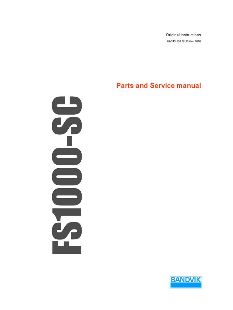 Fs1000 Sandvik | PDF | Fires | Firefighting