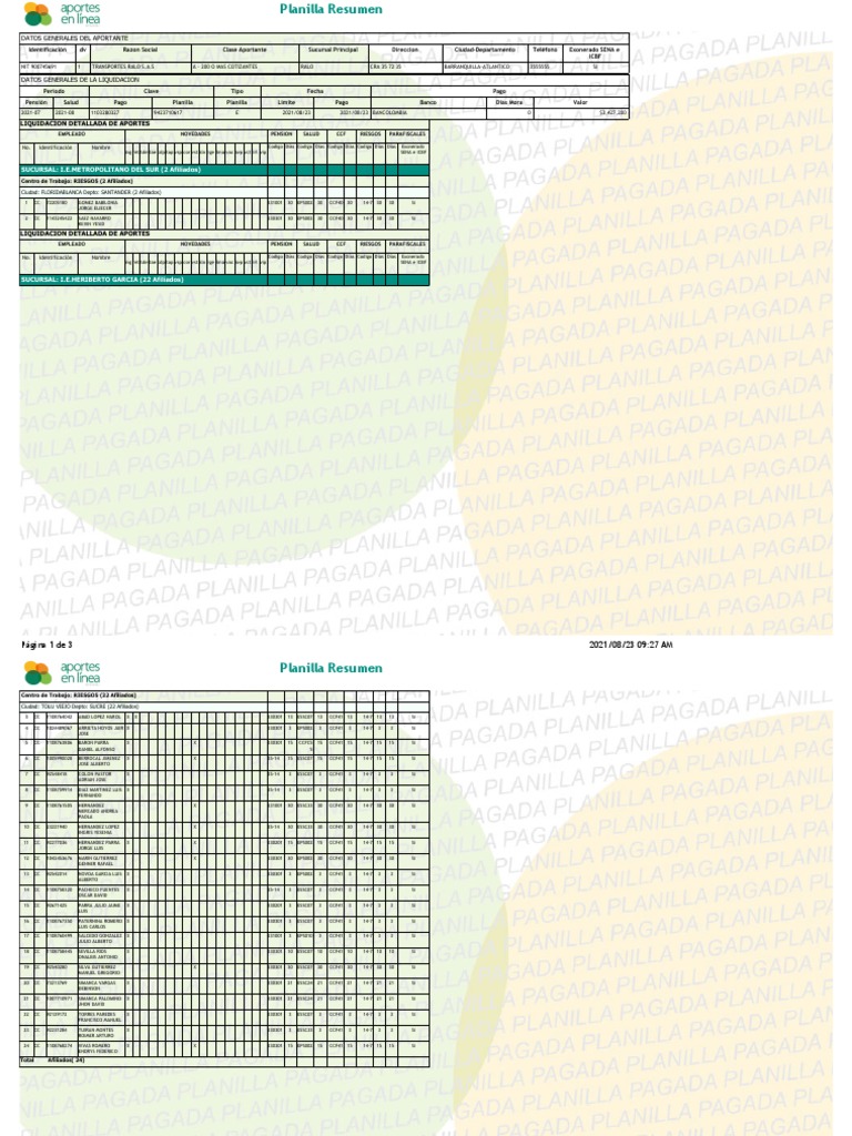 Mafars 191 | PDF | Ingresos | Gastos