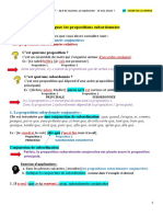 Exercices sur les propositions subordonnées | PDF | Clause | Linguistique