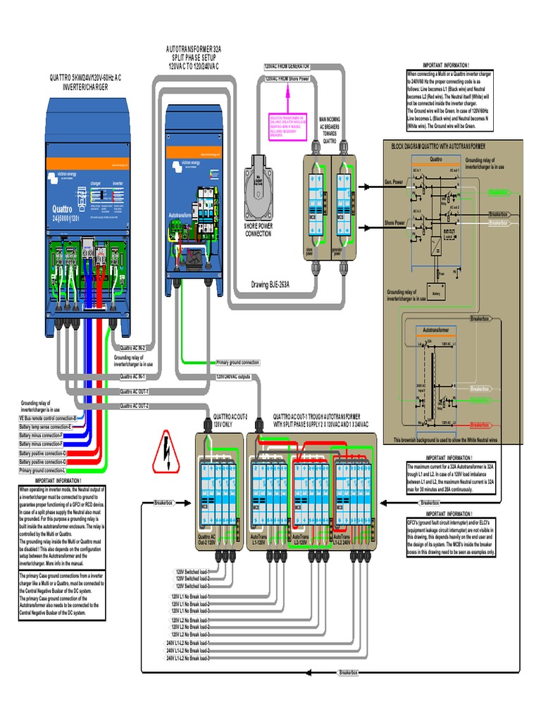 AT-3-split-phase-120V-to-120-240V-with-Quattro-120V | PDF | Power ...