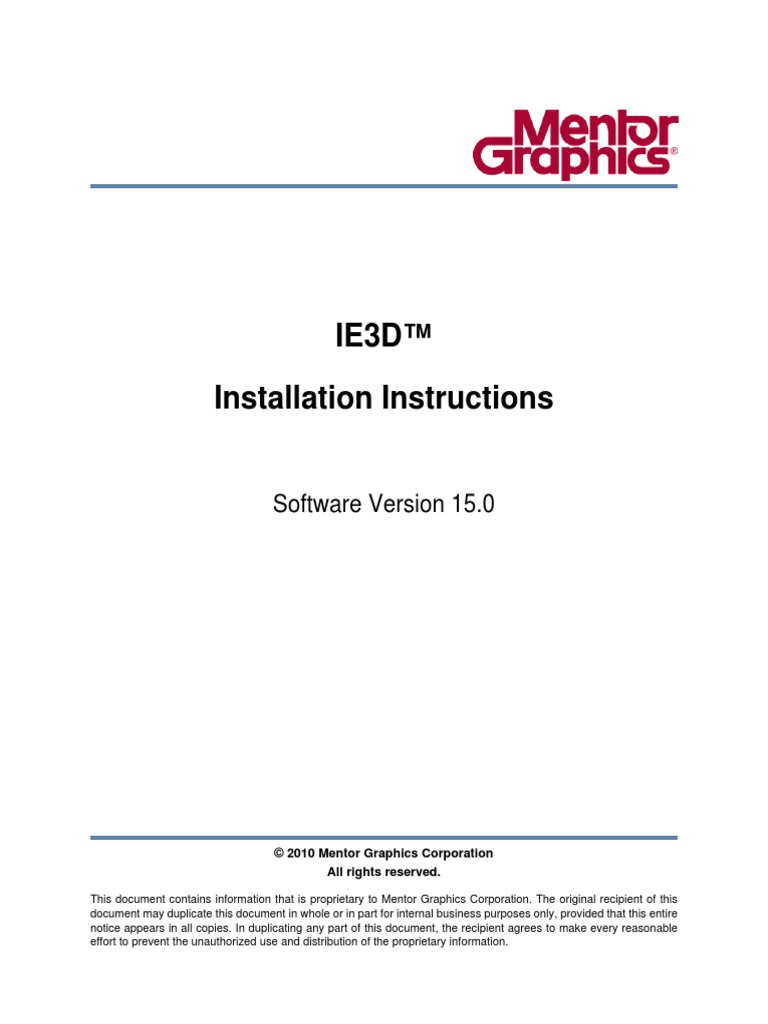 Ie3d 15.0 Install | PDF | Installation (Computer Programs) | Software