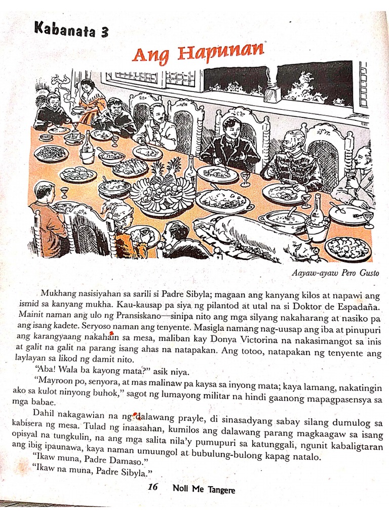 Kabanata 3 Ang Hapunan | PDF