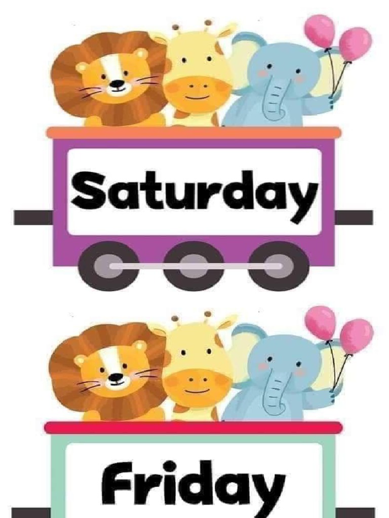 Days of The Week | PDF