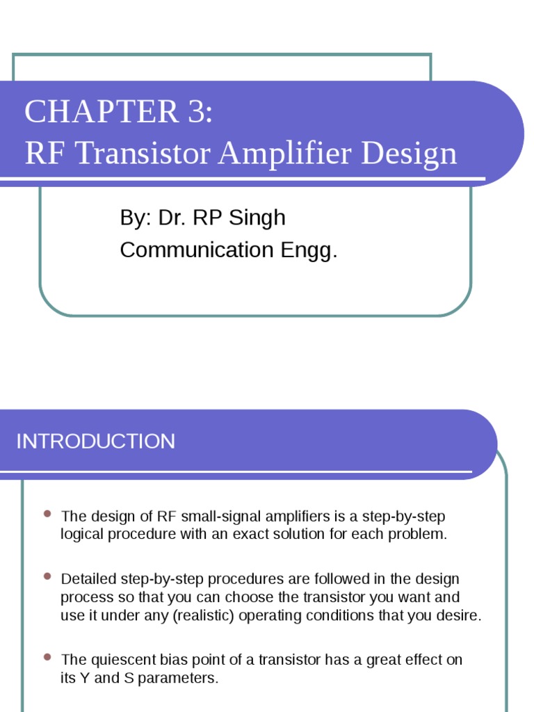 Lecture 4 Chap 31 | PDF | Amplifier | Bipolar Junction Transistor
