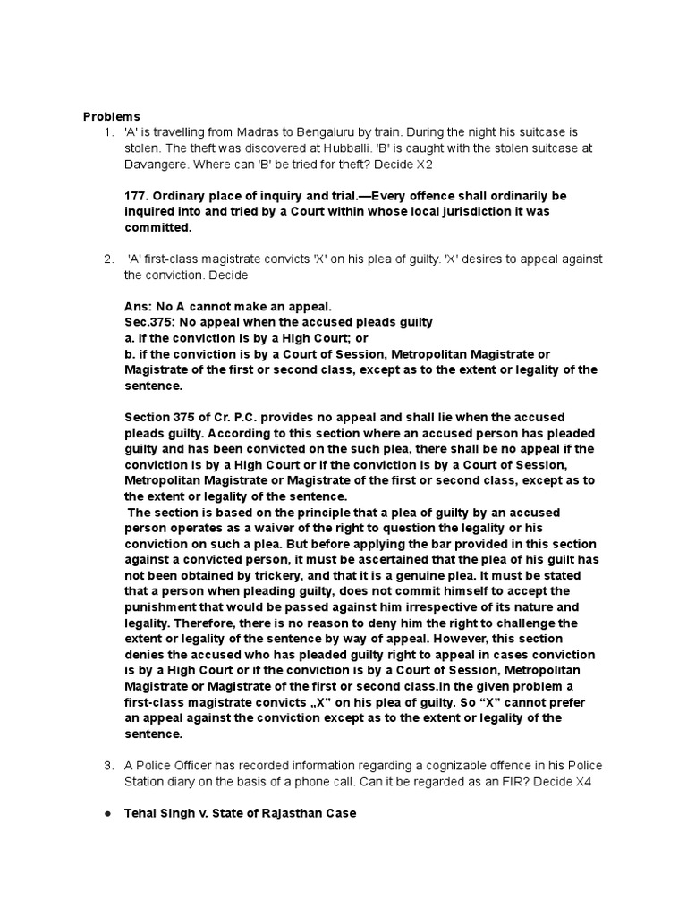 CRPC QB | PDF | Arrest | Magistrate