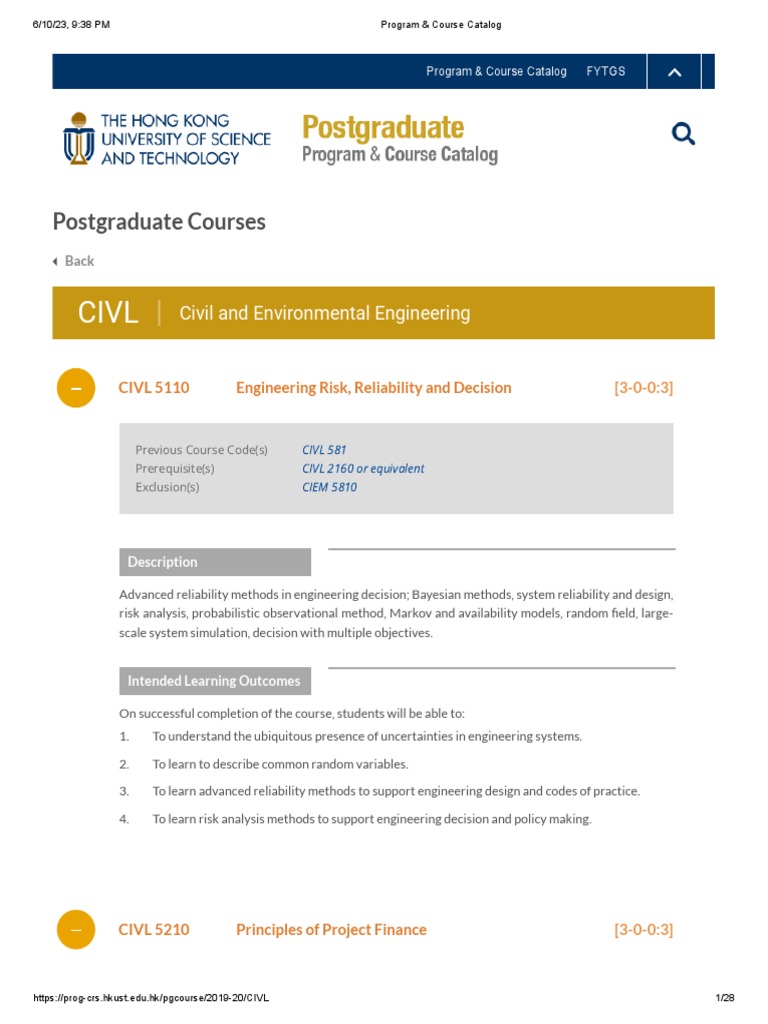 Program & Course Catalog | PDF | Mathematical Optimization ...
