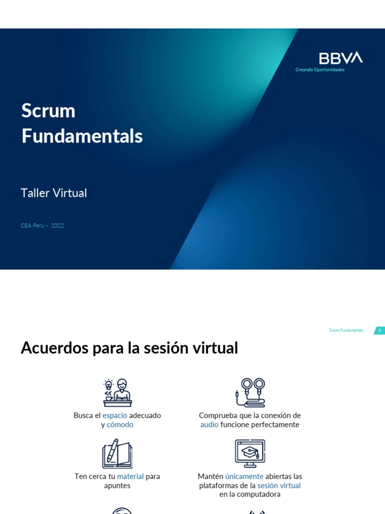 01-Scrum Fundamentals - Taller Virtual - CEA Perú 2022 | Descargar gratis PDF | Scrum ...