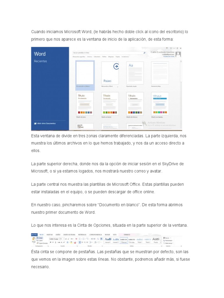 Presentacion | PDF | Microsoft Office | Microsoft Word