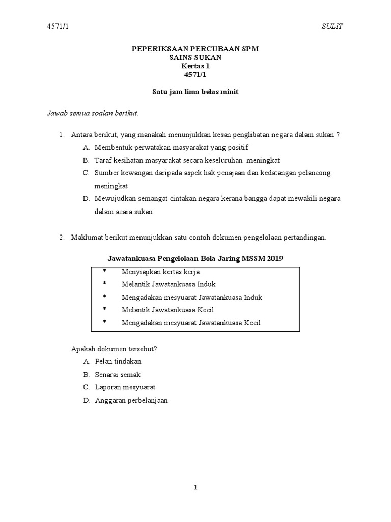 Exam Trial Spm Ssknp1 Pdf