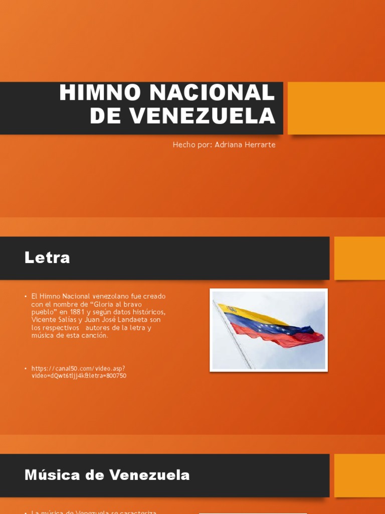 Himno Nacional de Venezuela | PDF