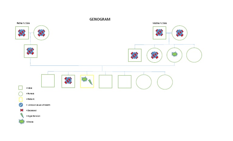 Hypertension Genogram Overview | PDF