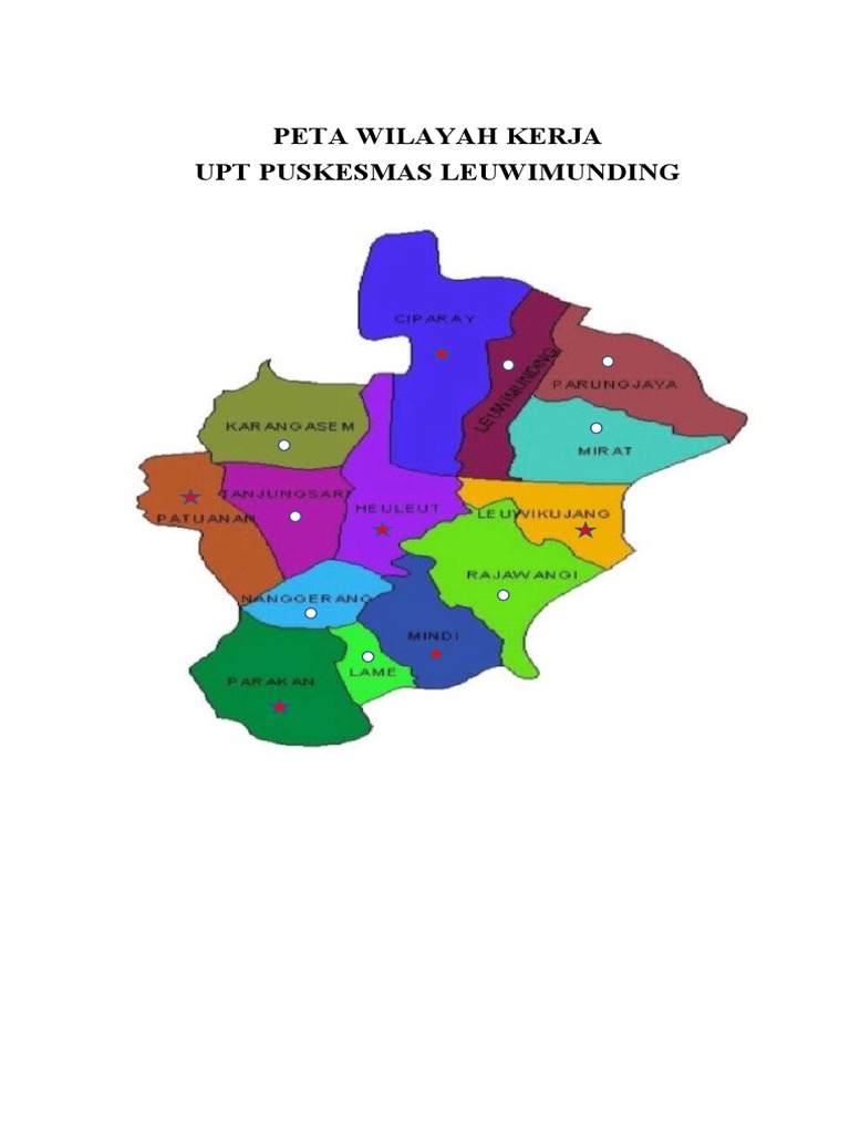 Peta Wilayah Kerja | PDF