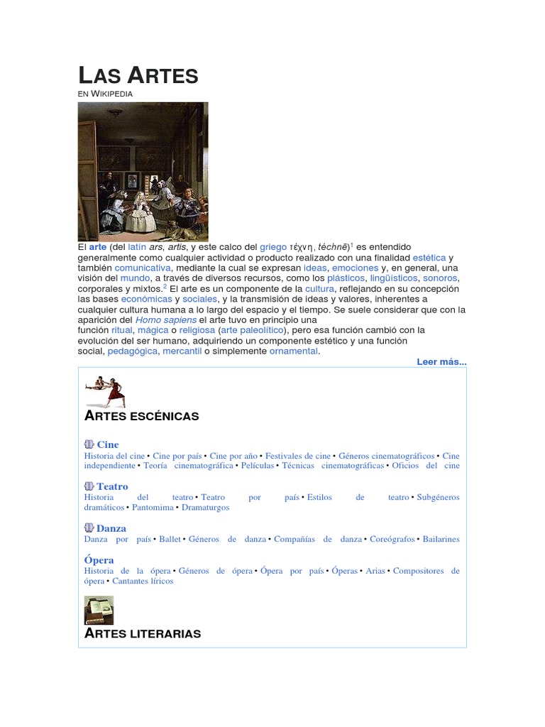 Las Artes | PDF | Las artes | Bailes