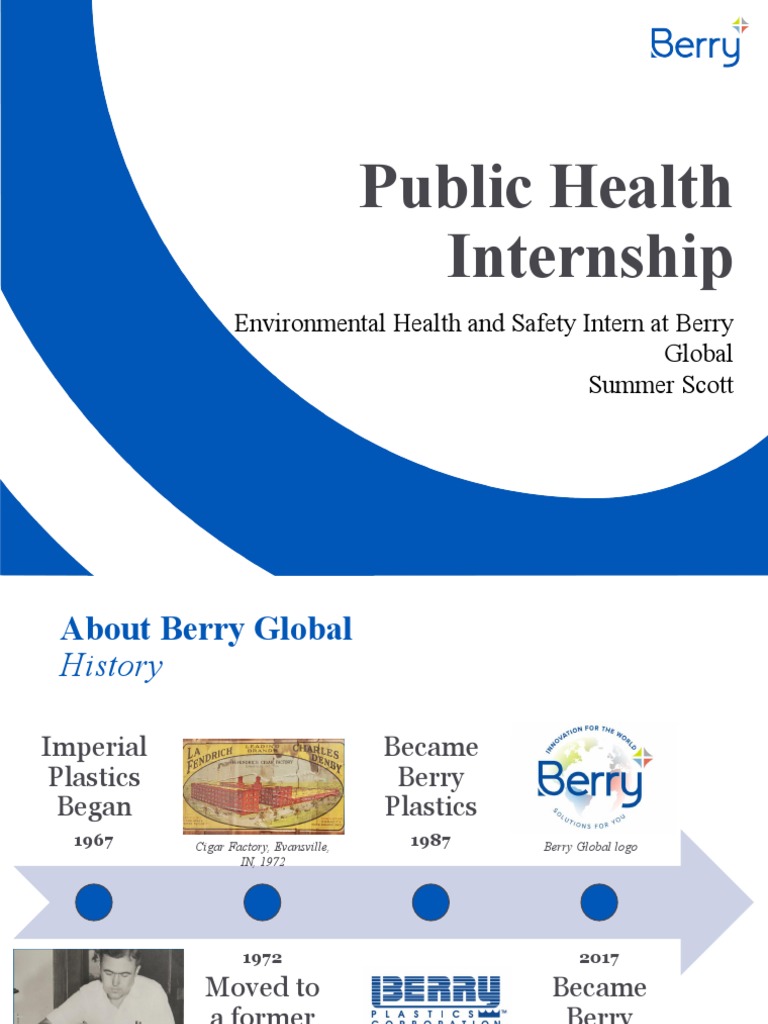 Public Health Internship: Environmental Health and Safety Intern at ...