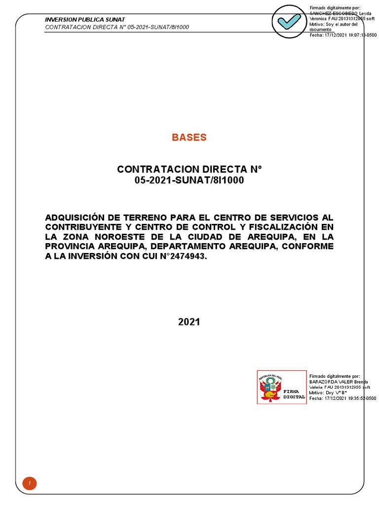 Bases Compra de Terreno para Cementerio 2022 | PDF | Arbitraje | Corrupción política
