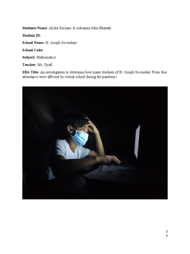 Adrianna Math Sba | Download Free PDF | Questionnaire | Cognition