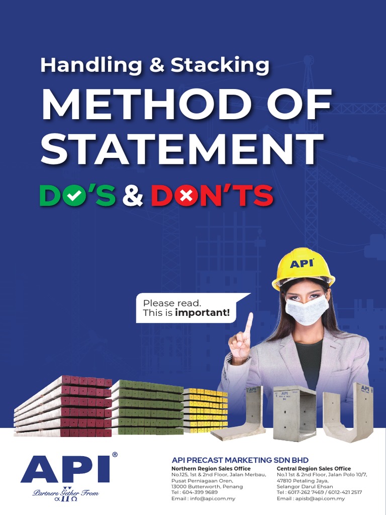 API Method of Statement Brochure - EN 1 | PDF | Deep Foundation | Welding