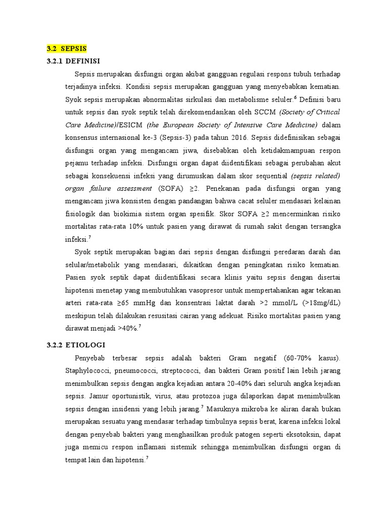 Sepsis | PDF