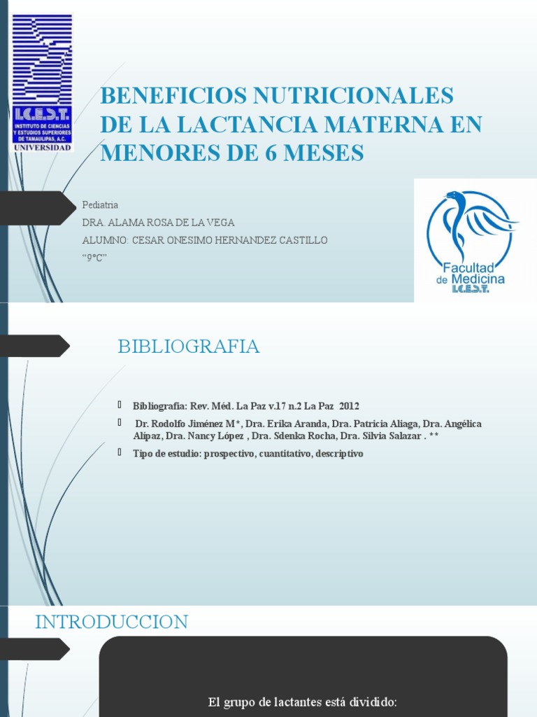 Lactancia Materna Pdf Amamantamiento Medicina Clinica