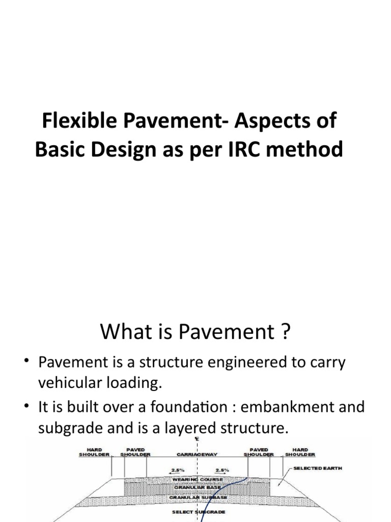 Flexible Pavement Aspects of Basic Design | PDF | Road Surface | Asphalt