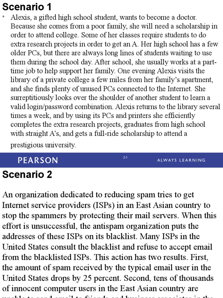Chapter2 - 4 Scenarios | PDF | Email Spam | Computing