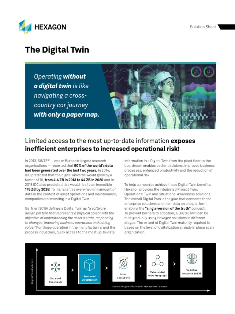 Hexagon's Digital Twin Solutions Overview | PDF | Product Lifecycle ...