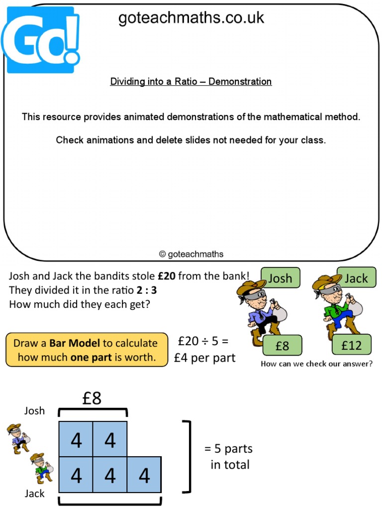 Ratio Division for Math Students | PDF