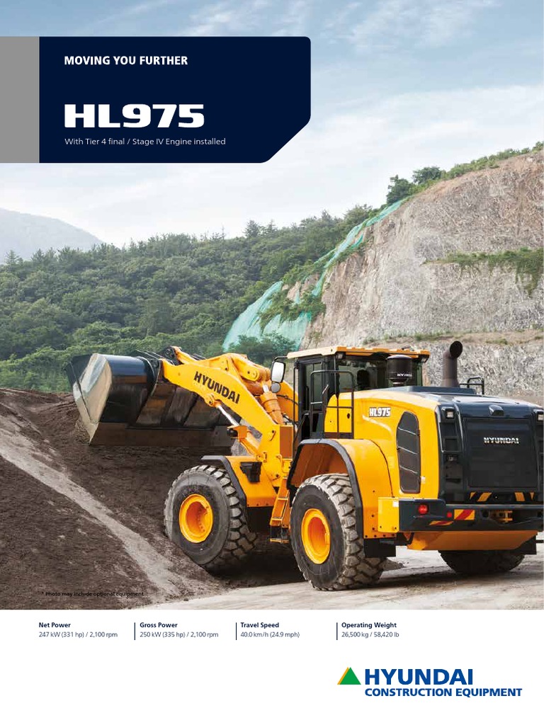 HL975 | PDF | Horsepower | Machines