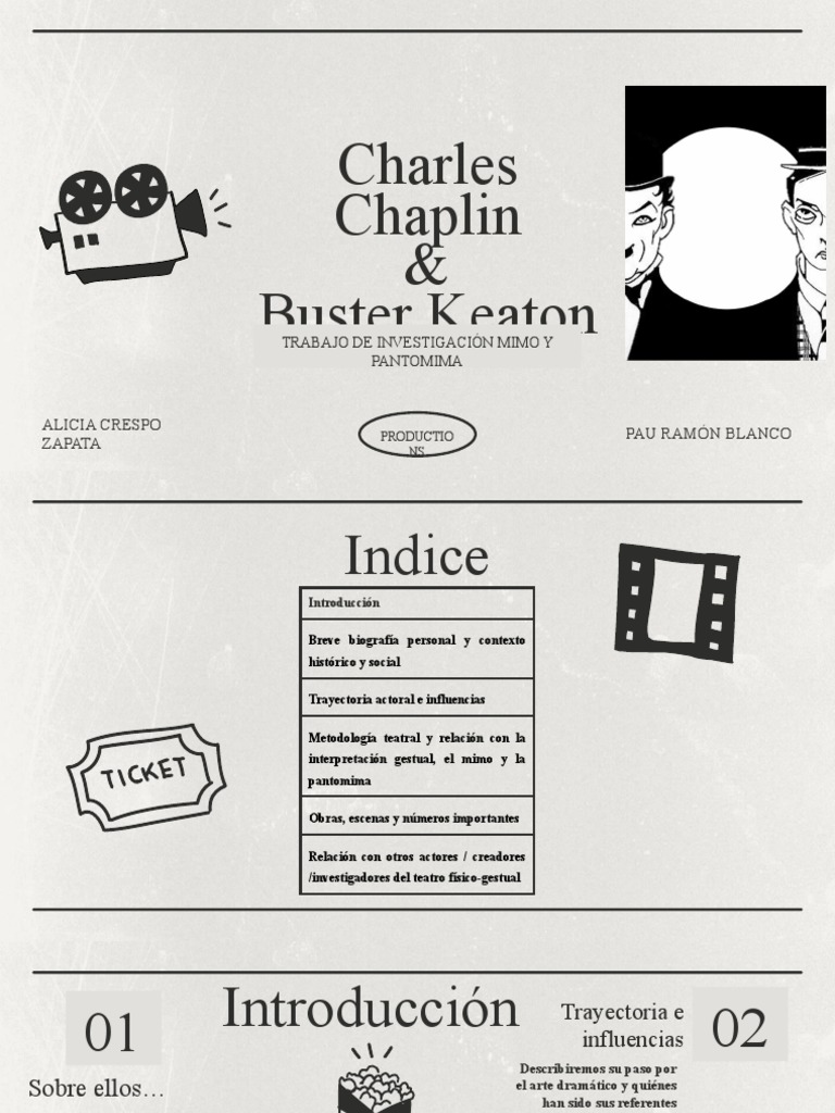 Chaplin y Keaton: Mimo en el Cine | PDF | Charlie Chaplin