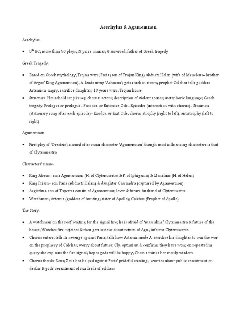 Agamemnon Counterpart